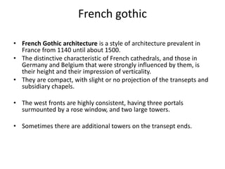 Gothic architecture | PPT