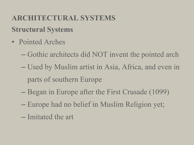 GOTHIC ARCHITECTURE | PPT