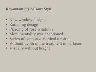 GOTHIC ARCHITECTURE | PPT