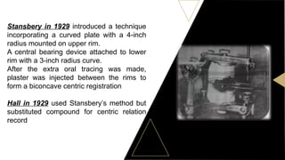 Gothic Arch Tracing classification and procedure | PPTX