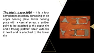 Gothic Arch Tracing classification and procedure | PPTX