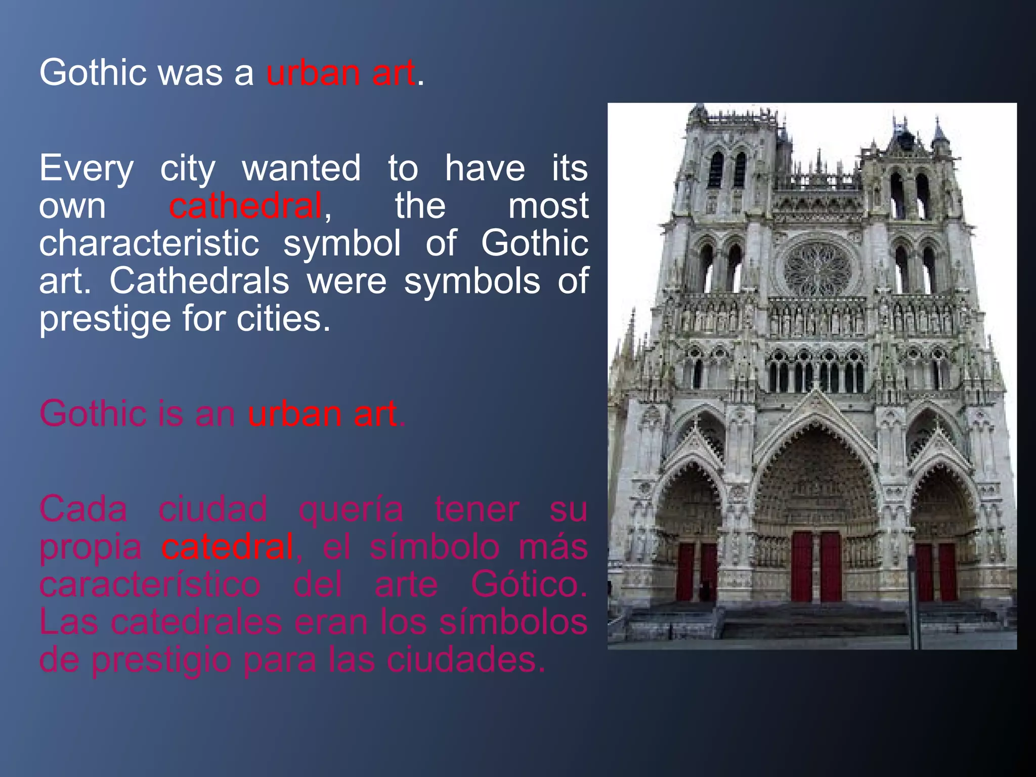 GOTHIC ARC (BILINGUAL - 2º ESO) | PPT