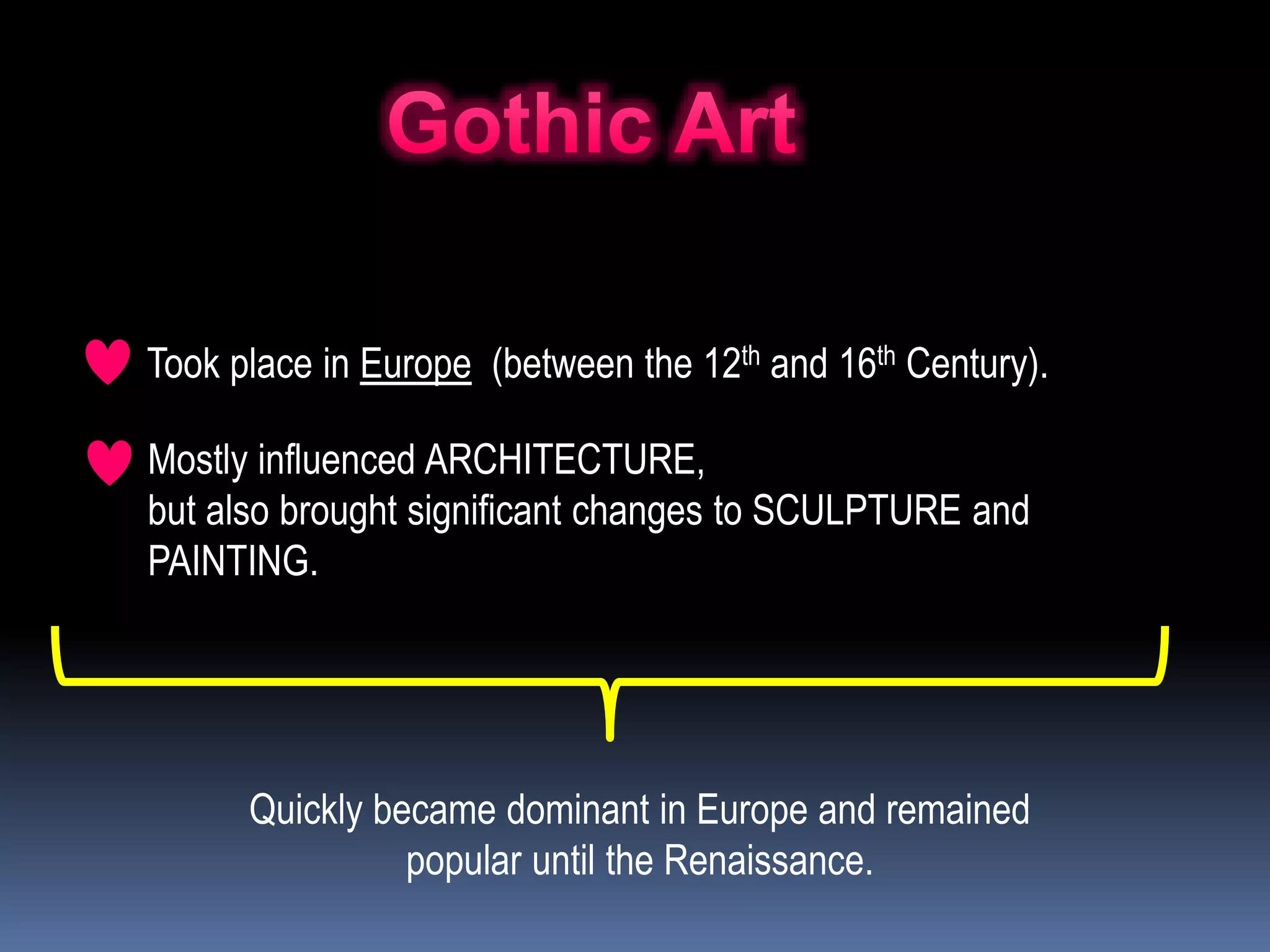Gothic art | PPTX