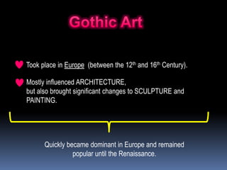 Gothic art | PPTX