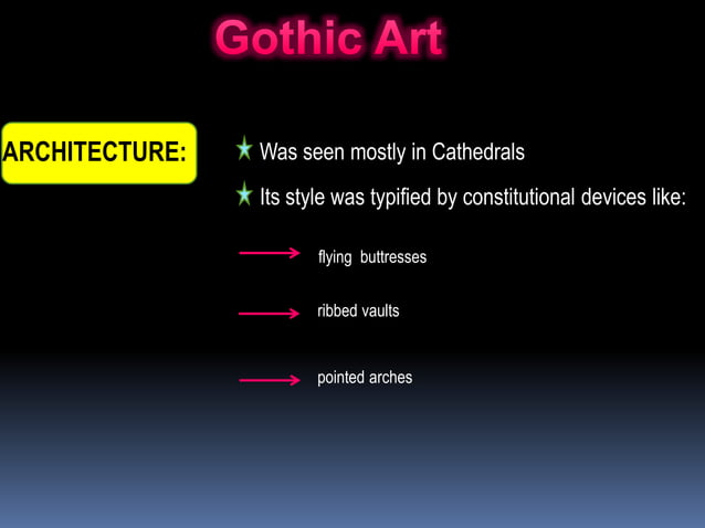 Gothic art | PPTX
