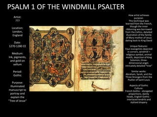 Gothic art student slides | PPT