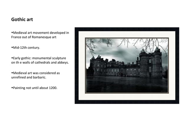 Gothic art through the ages | PPS | Books and Literature