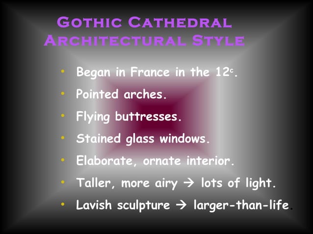 Gothic Cathedral | PPT