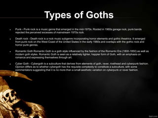 Gothic Subculture by Rahul Thareja | PPT