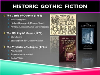 Gothic Fiction - Lulu | PPTX