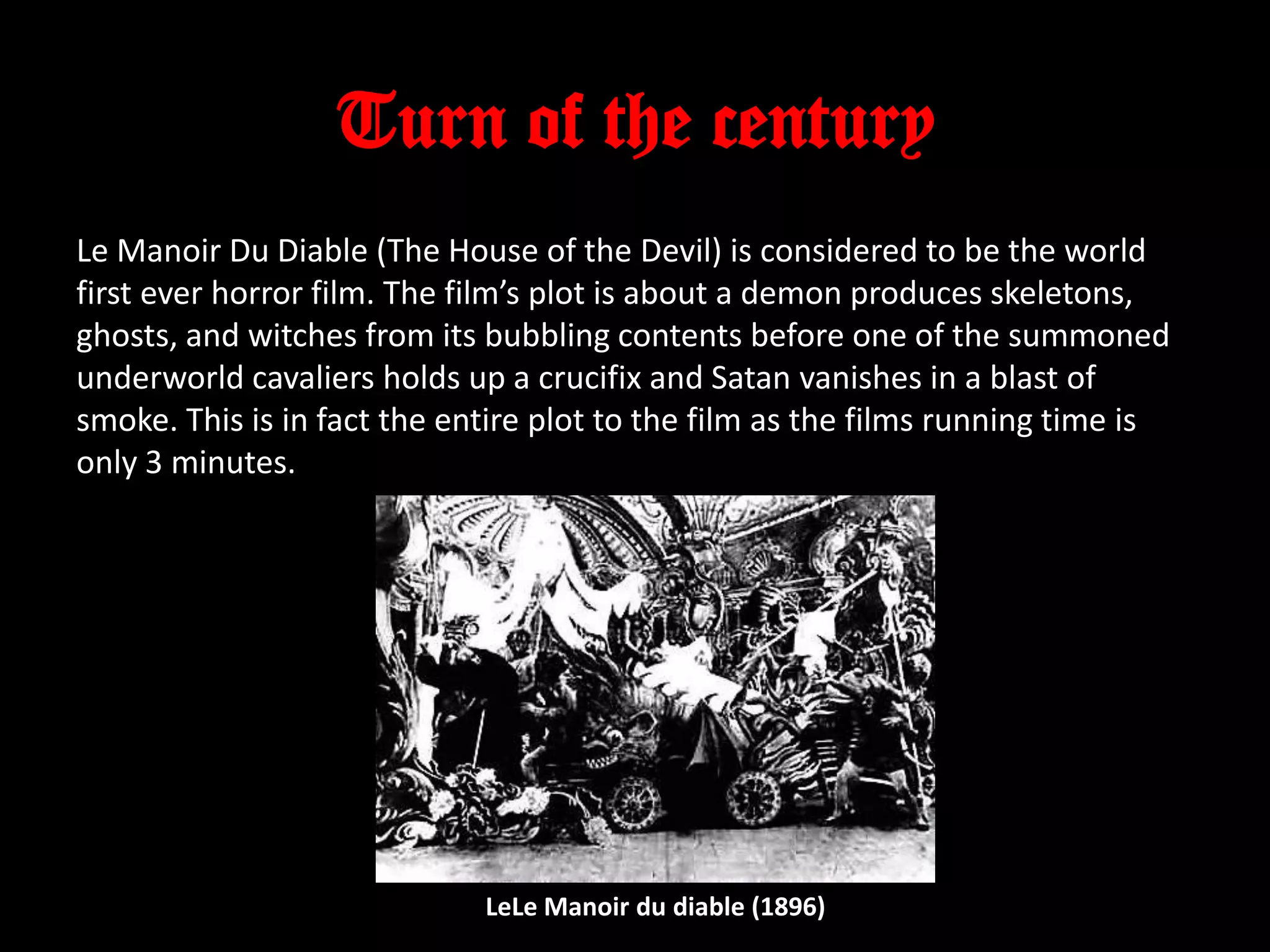 Gothic horror | PPTX