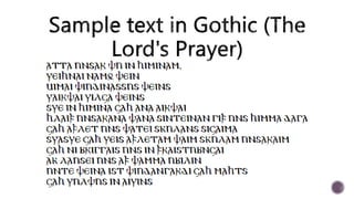 GOTHIC LANGUAGE AND ALPHABET.pptx