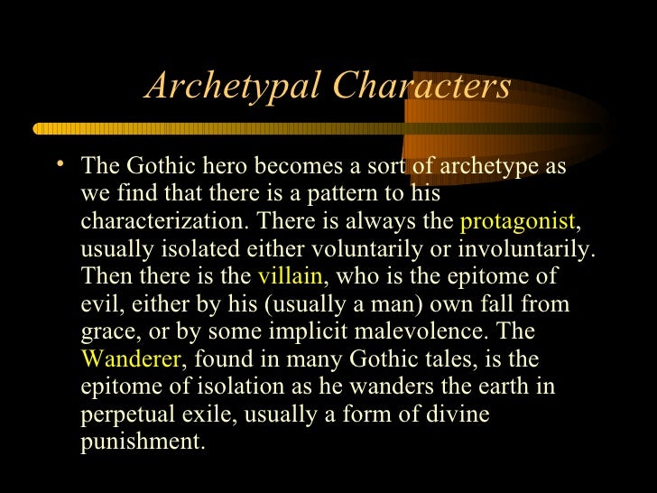 Gothic Character Archetypes - Design Talk