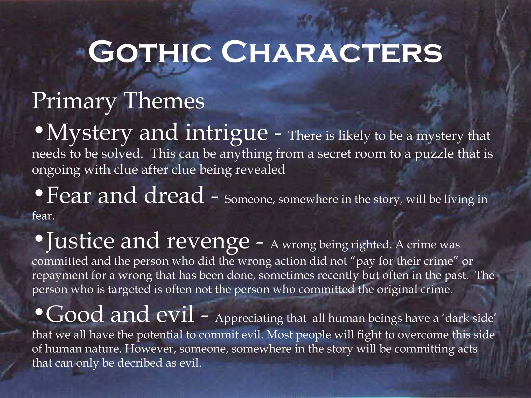 Gothic literature introduction | PPT