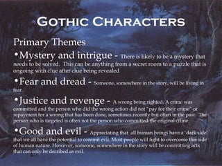 Gothic literature introduction | PPT