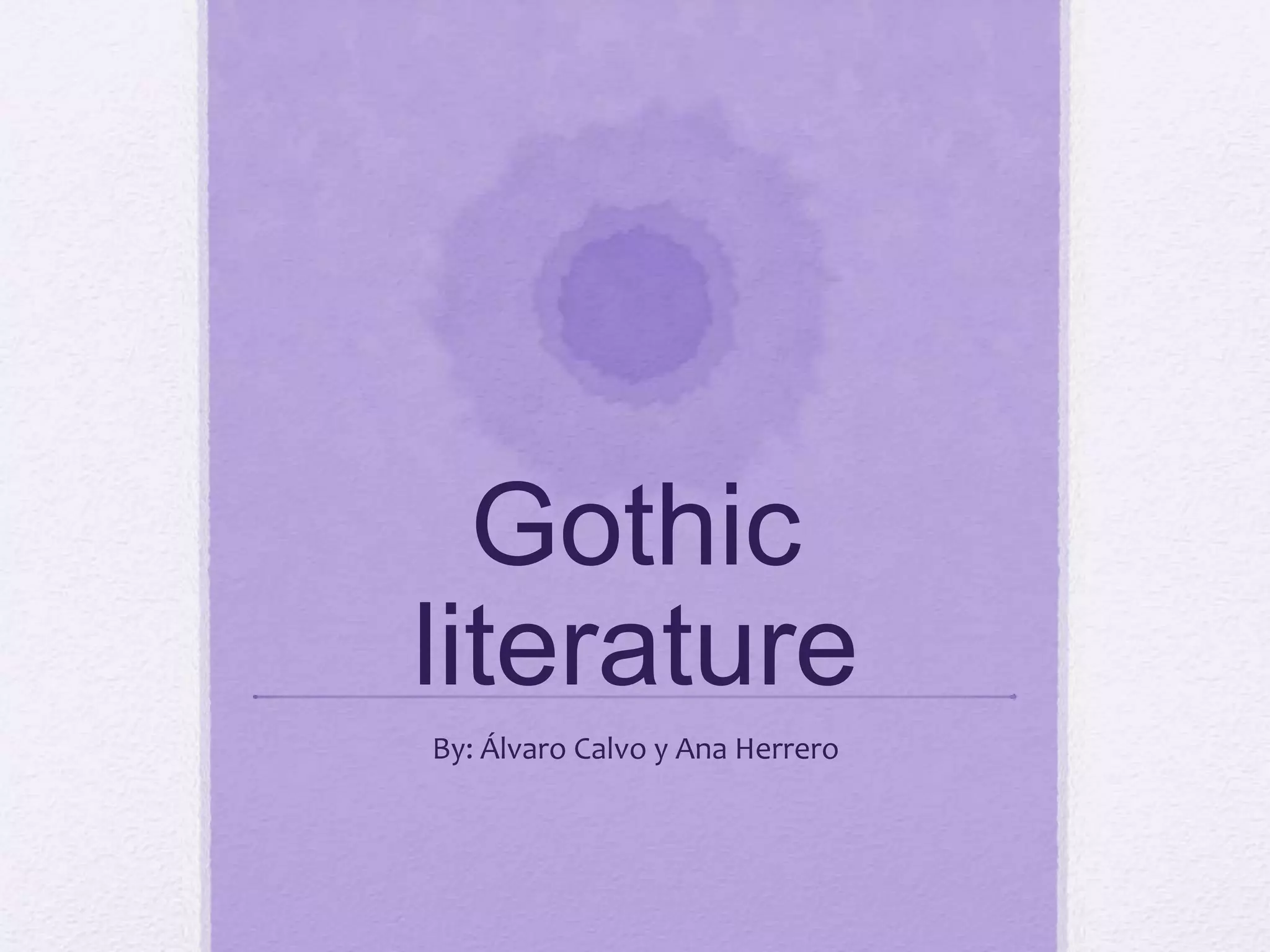 Gothic literature | PPT