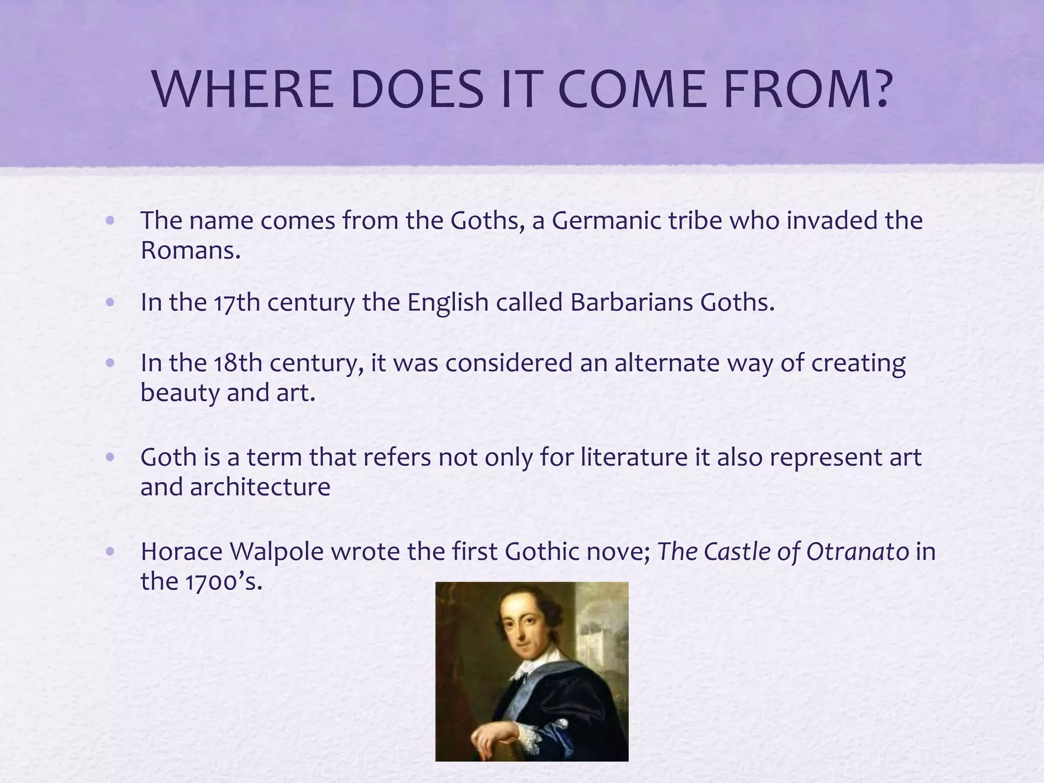 Gothic literature | PPT