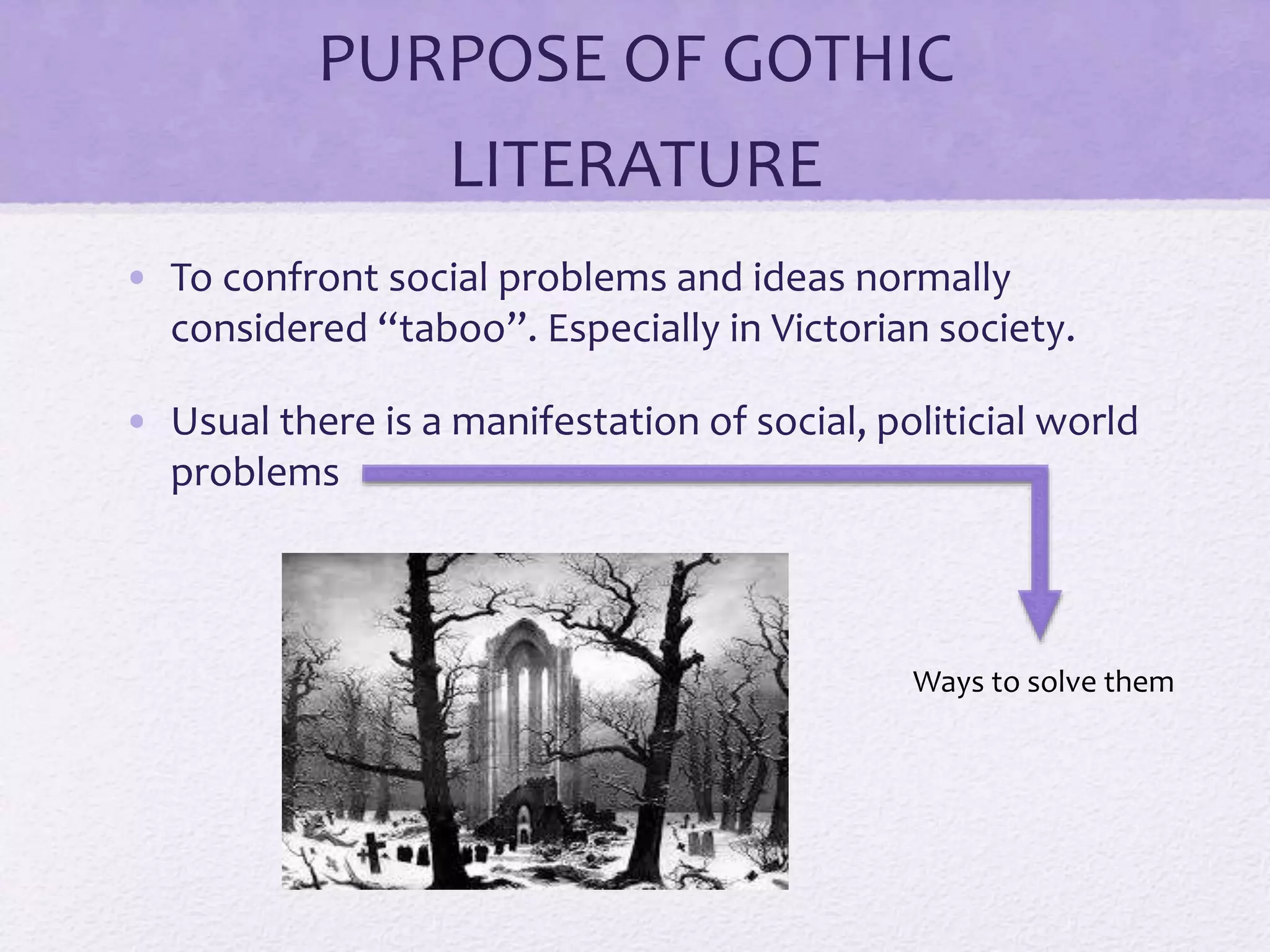Gothic literature | PPT