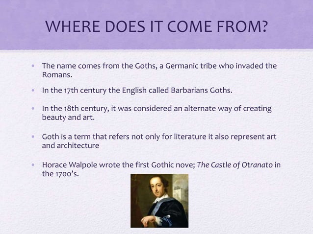 Gothic literature | PPT