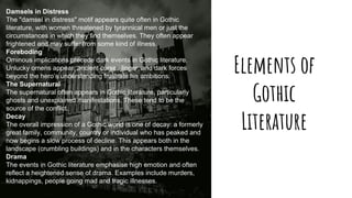 Gothic literature by Trinidad Porretti. (Final Paper) | PDF ...