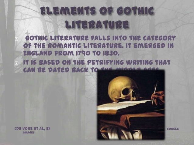 Gothic Literature by Myriam Miller | PPT