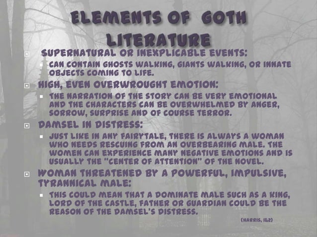 Gothic Literature by Myriam Miller | PPT