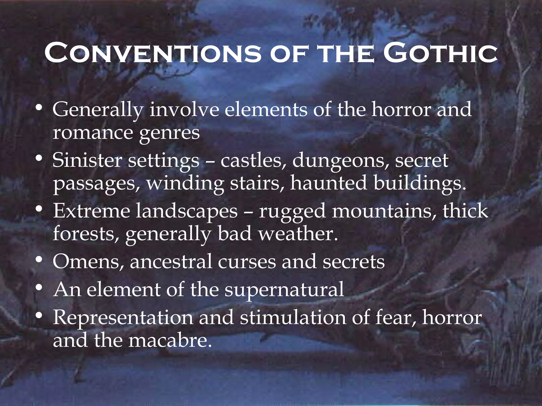 Gothic literature pp | PPT