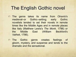 Gothic lit ls1 | PPT