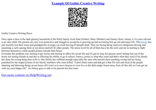 Gothic Short Stories | PDF