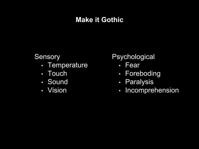 Gothic slideshow | PPT