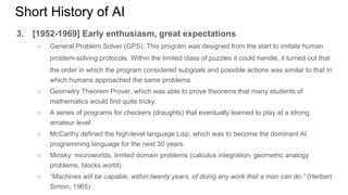 Artificial Intelligence - Past, Present and Future | PDF