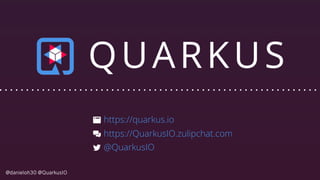 Reactive Amsterdam - Maxim Burgerhout - Quarkus Intro | PDF