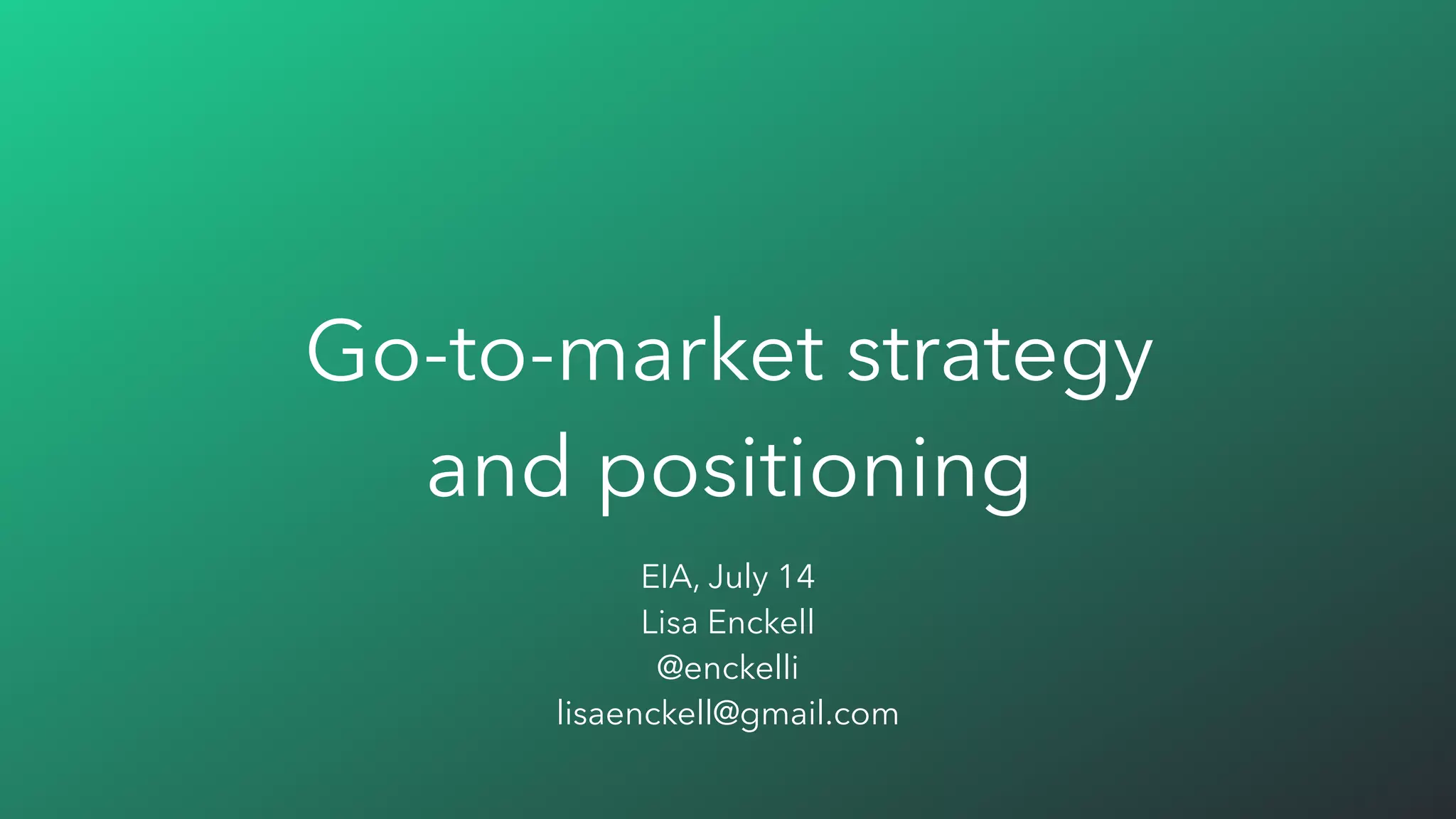 Go-to-market strategy and positioning | PPT