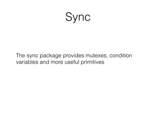 Go - The Power Of Simplicity | PPT