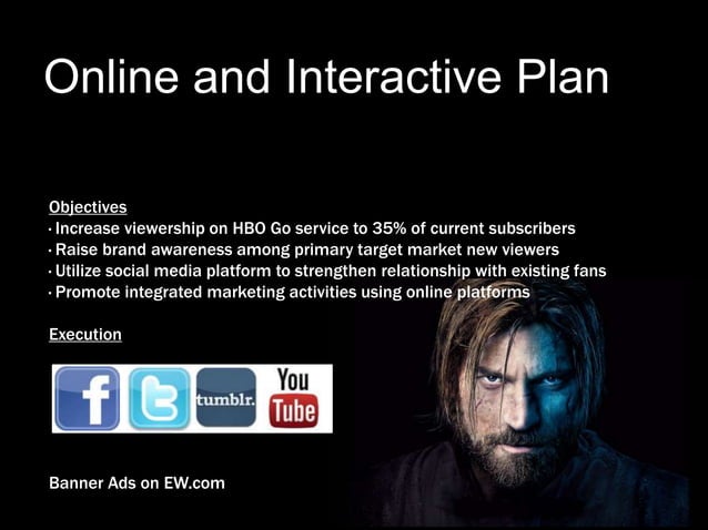 Integrated Marketing Communications Plan - Game of Thrones | PPTX