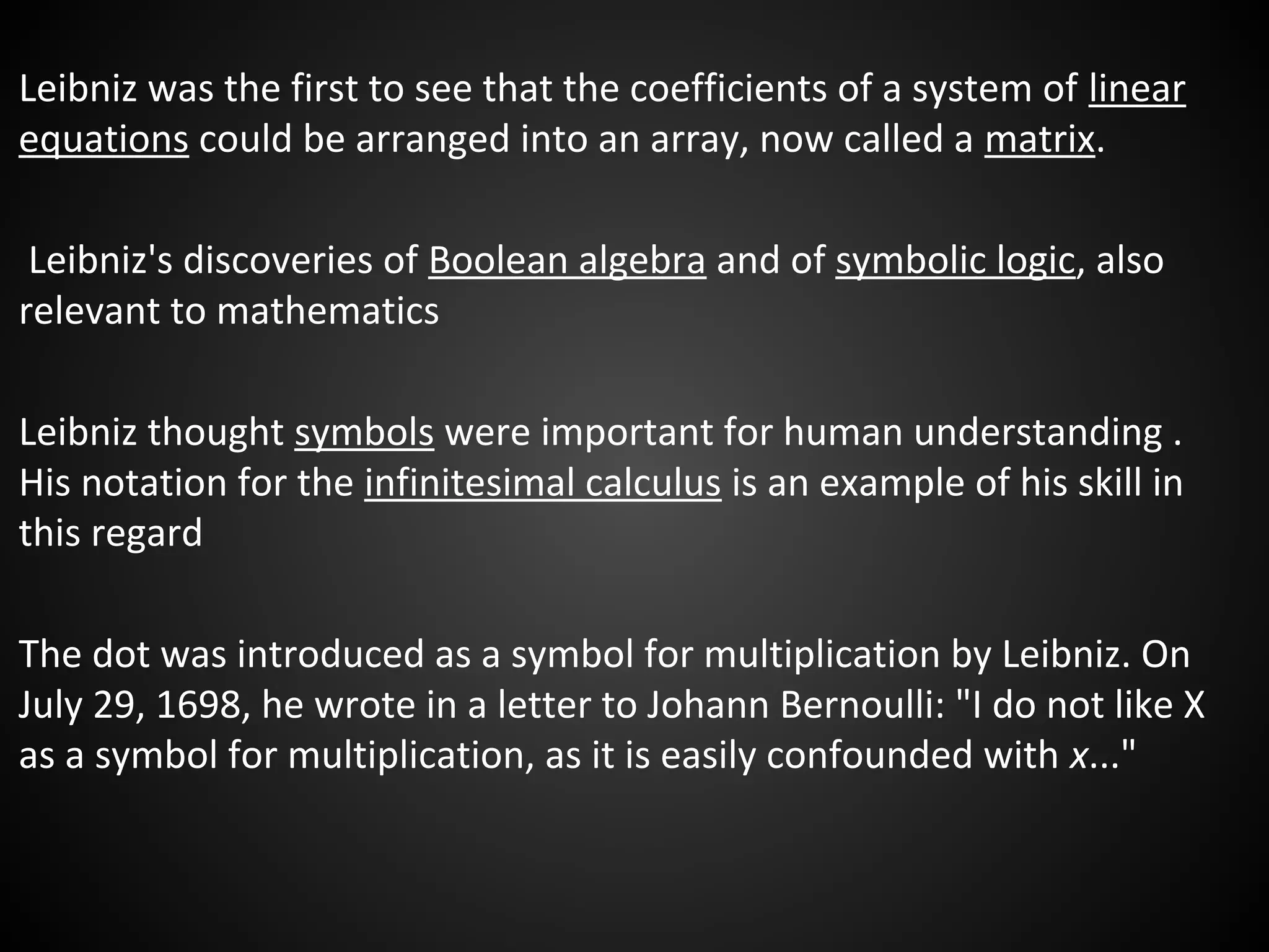 Gottfried Wilhelm Leibniz | PDF