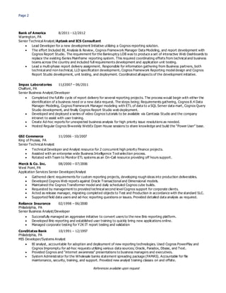 Edward Gottlieb, IT Business Analyst | PDF