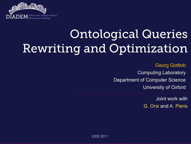 Gottlob ICDE 2011 | PDF