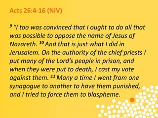 God of the Underdogs Series - Part 2 - Paul | PPTX