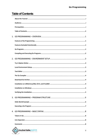 Go tutorial | PDF