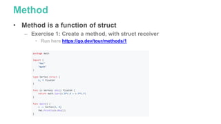 Go tutorial | PPTX