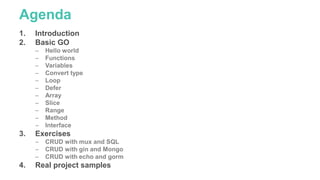 Go tutorial | PPTX