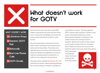 GOTV: Script, Tips and Tactics | PDF
