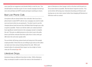 GOTV: Script, Tips and Tactics | PDF