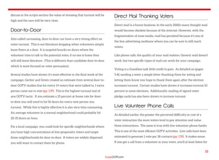 GOTV: Script, Tips and Tactics | PDF