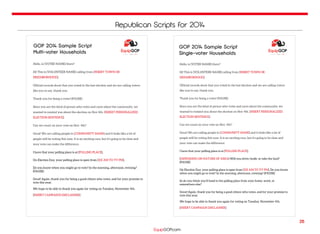 GOTV: Script, Tips and Tactics | PDF