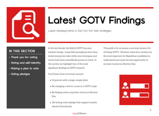 GOTV: Script, Tips and Tactics | PDF