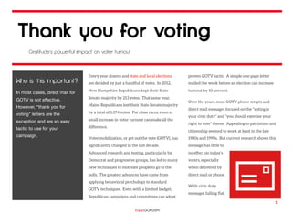 GOTV: Script, Tips and Tactics | PDF
