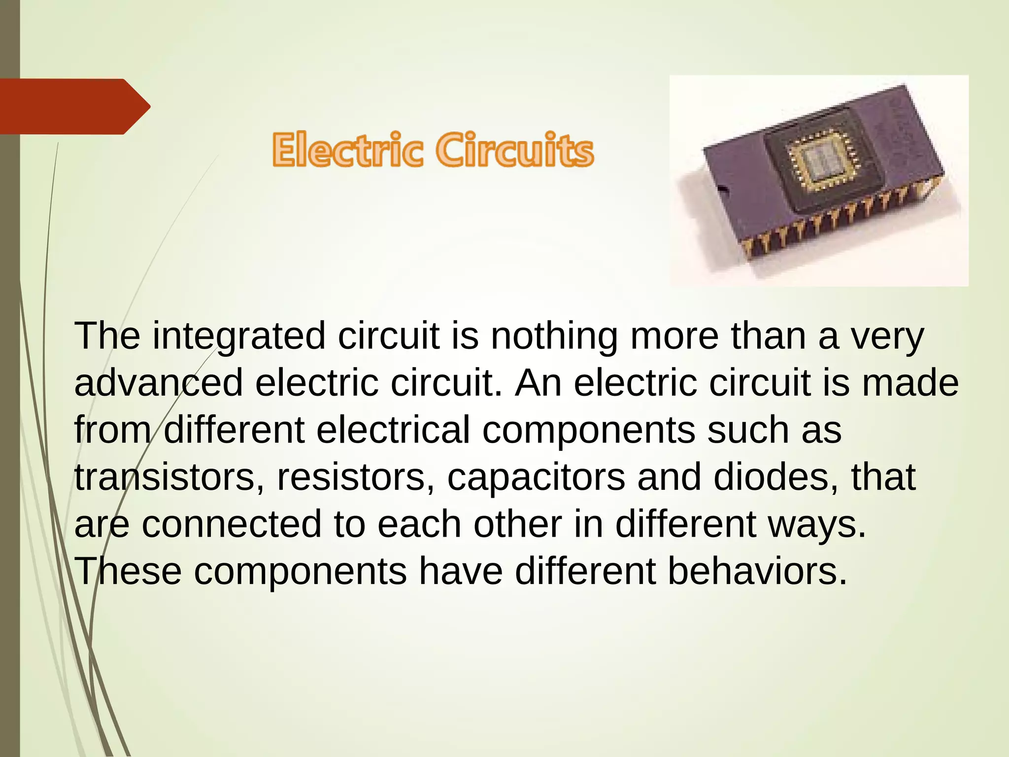 Application Of Calculus In Electrical Engineering | PPT