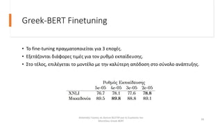 Απόσταξη Γνώσης σε Δίκτυα BiLSTM για τη Συμπίεση του Μοντέλου Greek ...